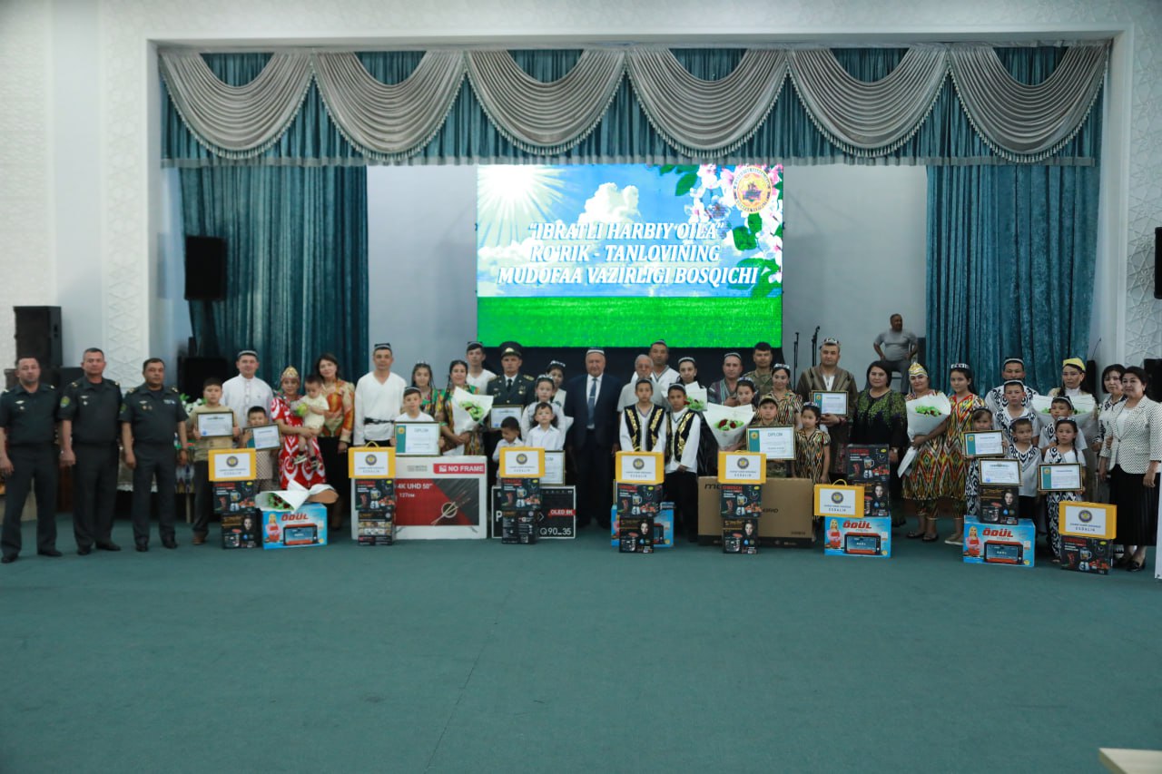 “Ibratli harbiy oila” ko‘rik-tanlovining Mudofaa vazirligi bosqichi bo ...