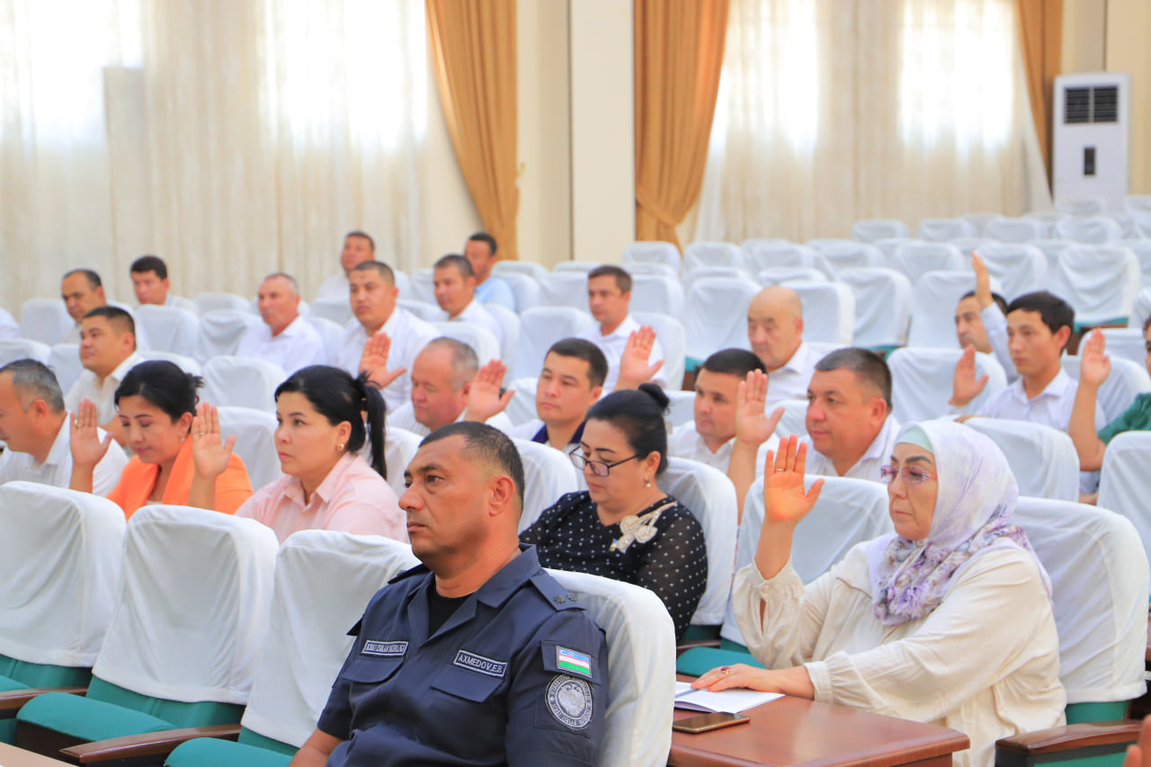 Xalq deputatlari Zarbdor tuman Kengashining yettinchi chaqiriq o‘n to ...