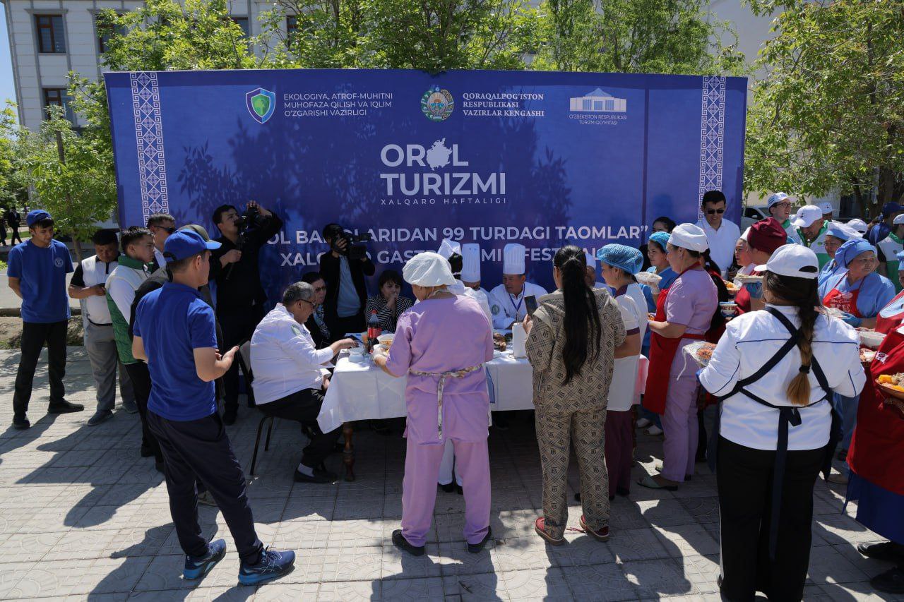 “Orol baliqlaridan 99 turdagi taomlar” xalqaro gastronomik festivali o ...