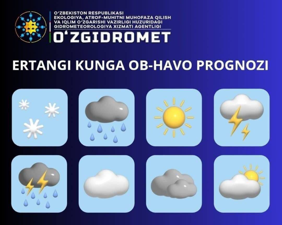 22-IYULGA OB-HAVO PROGNOZI