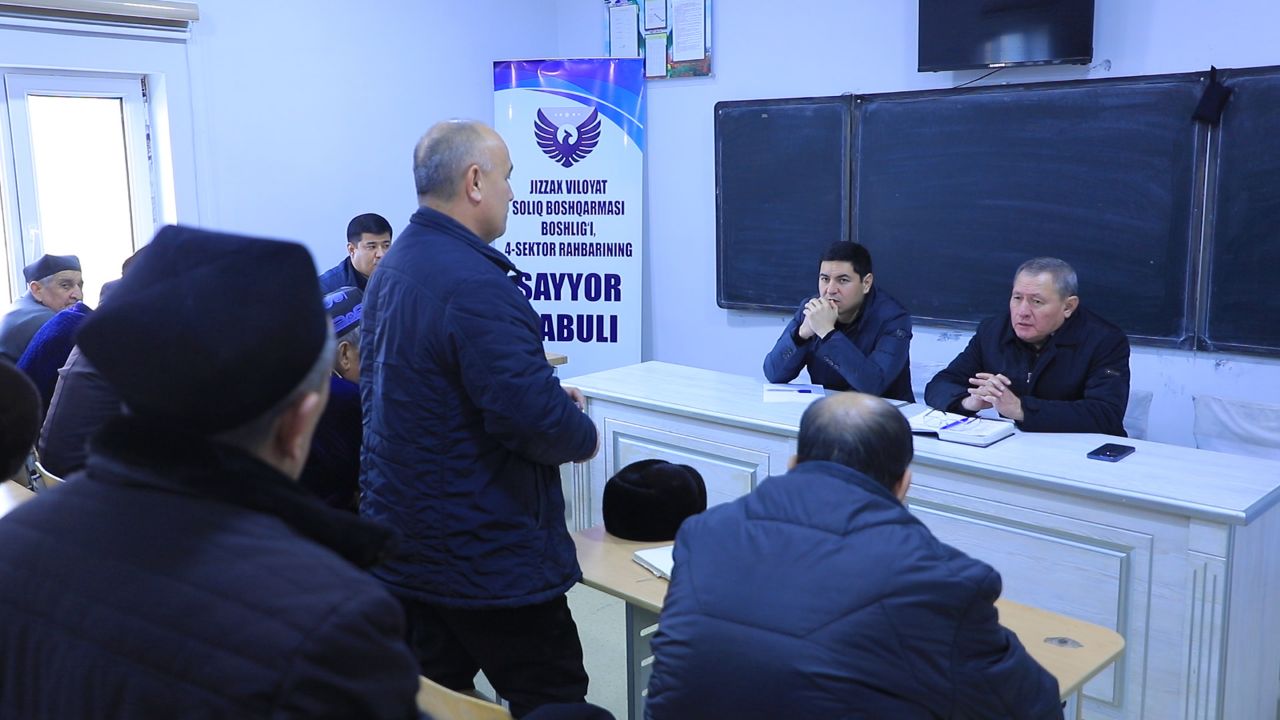 Sharof Rashidov tumanida sayyor qabul: Fuqarolarning murojaatlari ...