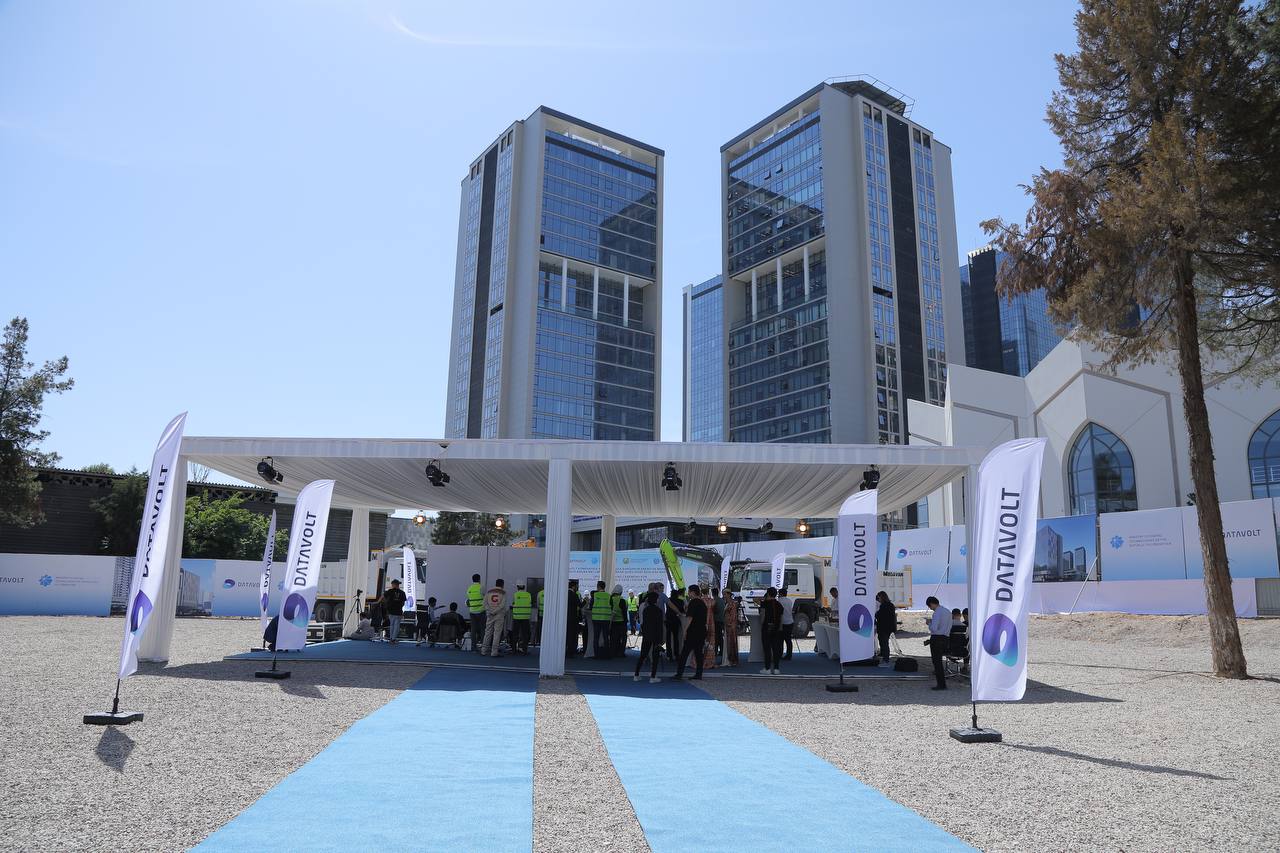 The initial phase of the project to construct a data center for the ...