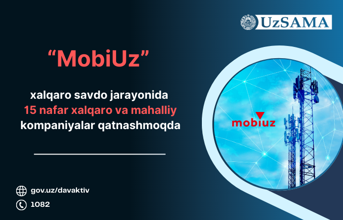 “MobiUz”ning xalqaro savdo jarayonida 15 nafar xalqaro va mahalliy ...