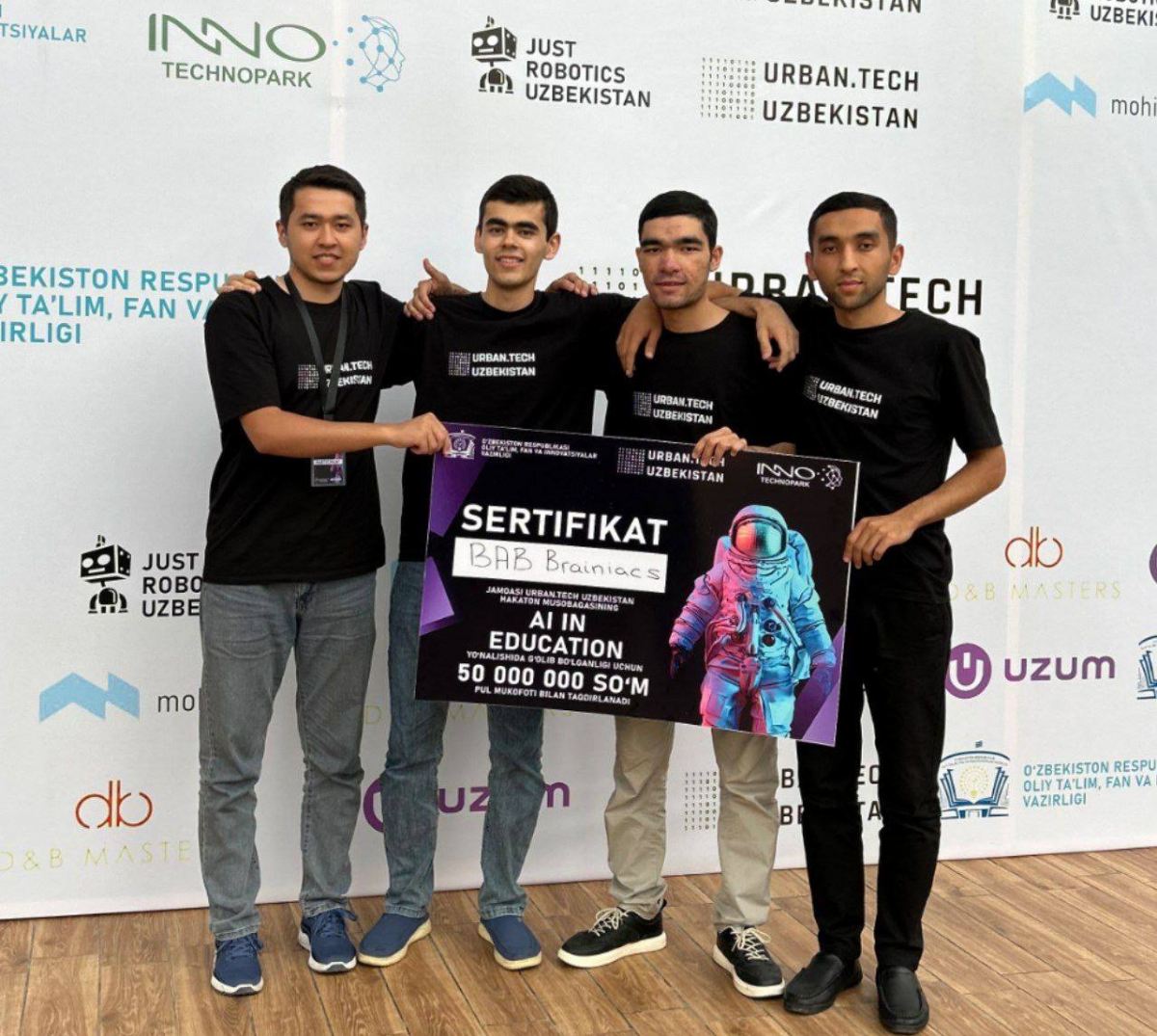 Toshkentda “URBAN.TECH UZBEKISTAN 23” xakaton musobaqasi tashkil etildi