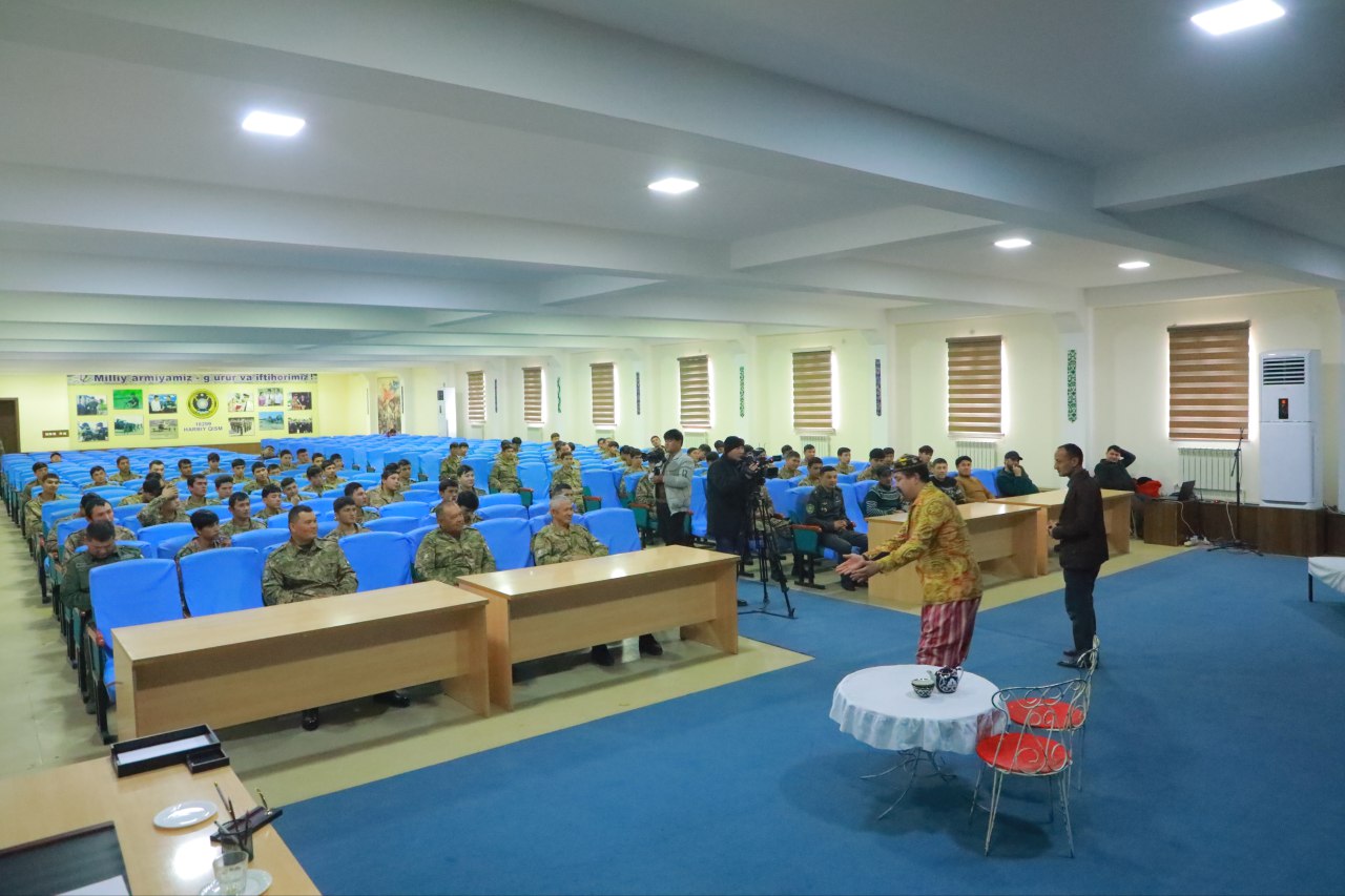 Surxondaryoda “Fidoiy yoshlar” harbiy-vatanparvarlik oʻquv yigʻini ...